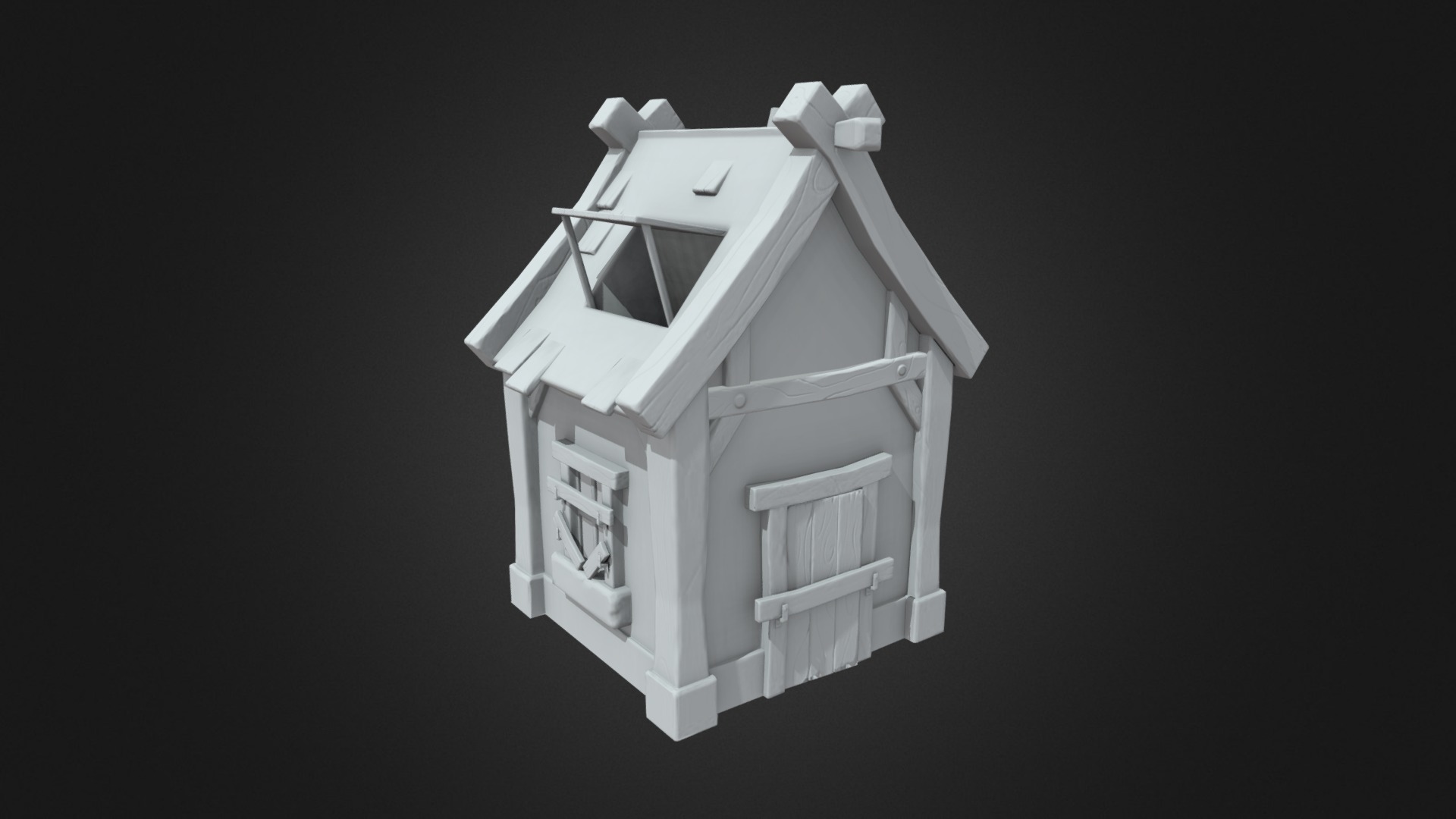 Tiny House - 3D model by Théodore (@Graphiqueman) [b8937d7] - Sketchfab