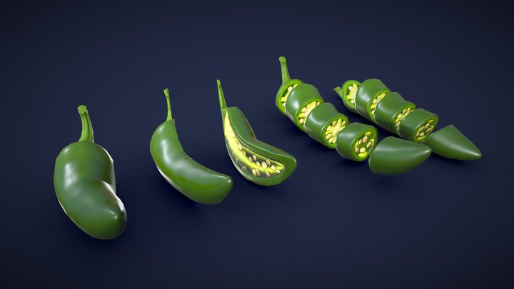 Chilli 3D models - Sketchfab