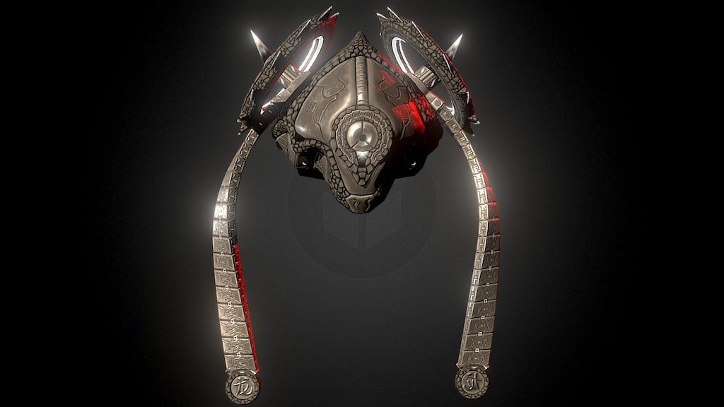 Warframe Nezha Basilisk Helmet - 3D model by Screamheart ...