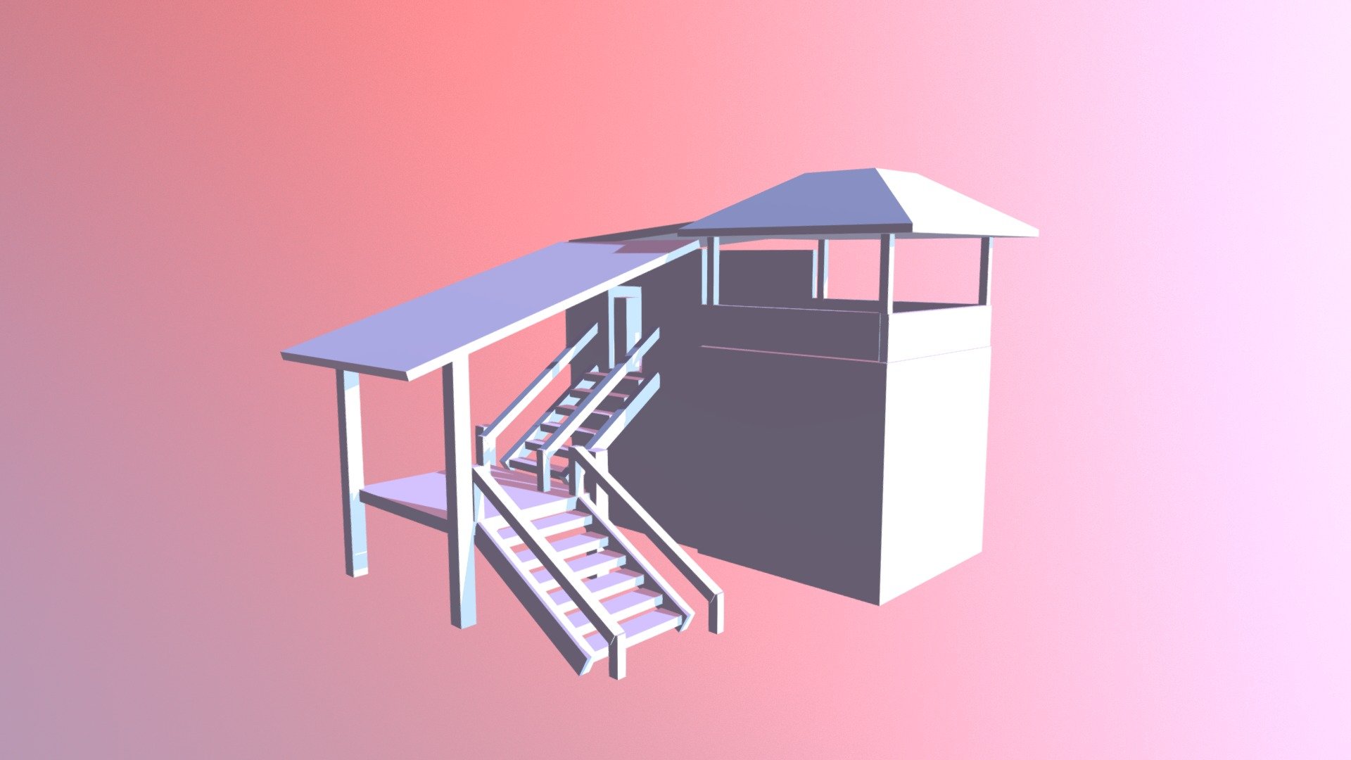 Axis Sniper Tower - 3D model by InujimaLevelDesign [b89b63e] - Sketchfab