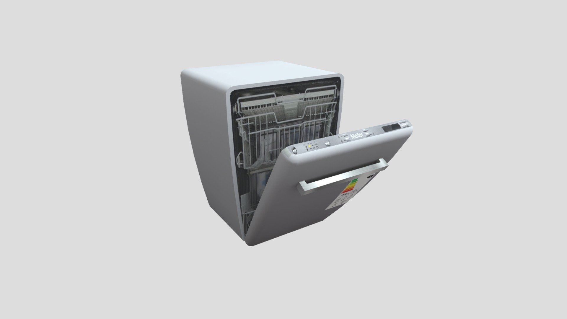 Modern Dish Washer - 3D model by christian.prison [b89c5b8] - Sketchfab