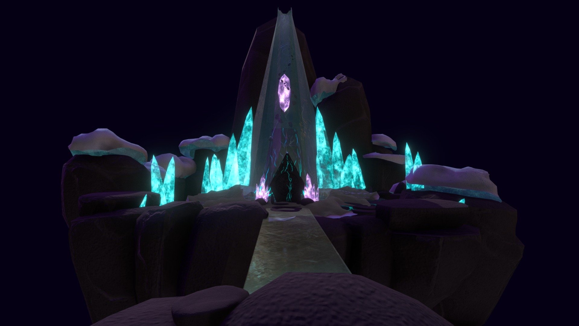 Floating Island - 3D model by Virginia Vidonis (@virginiavidonis ...