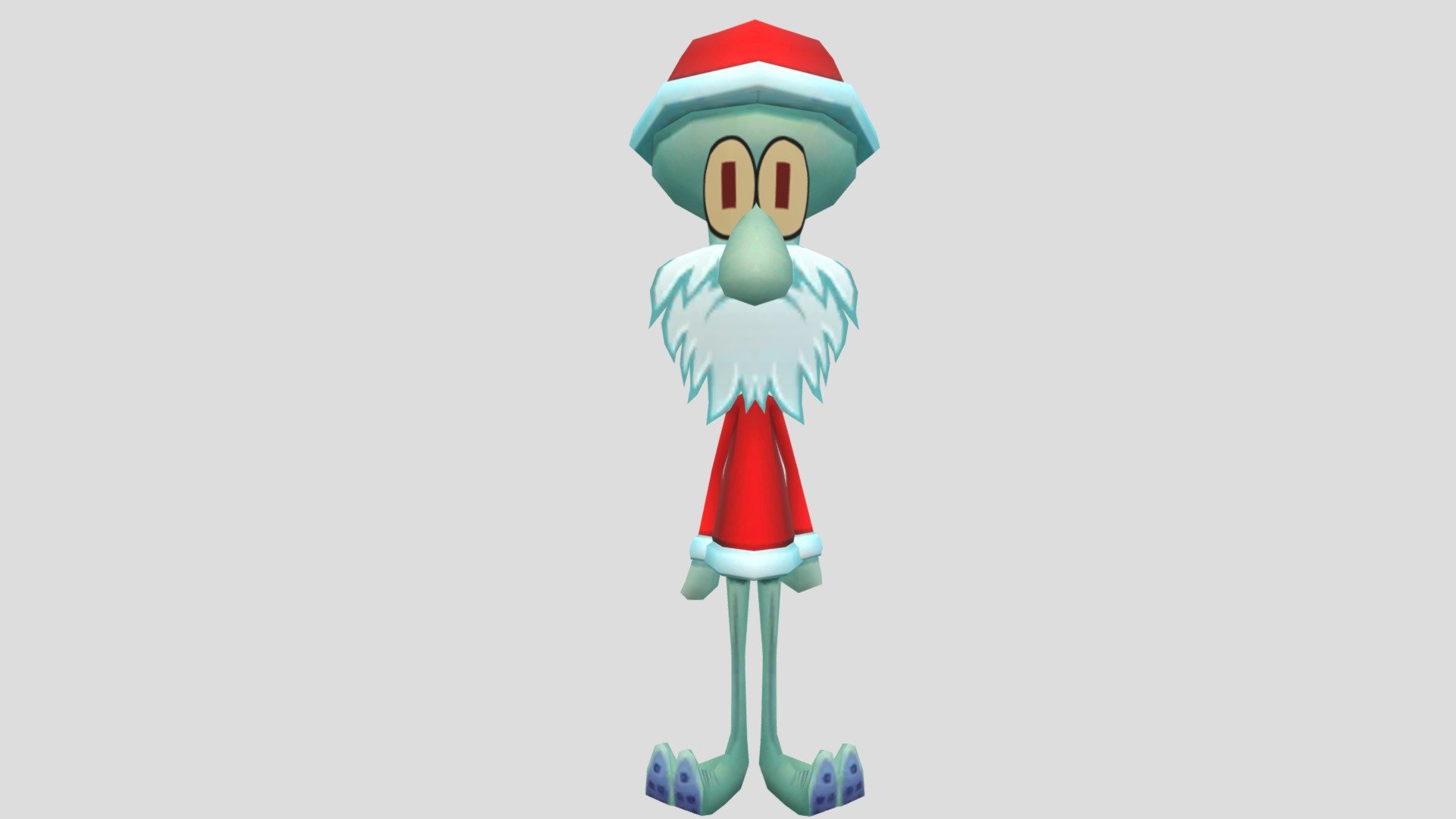 SB GameStation - Squidward (Santa) - Download Free 3D model by SMF ...