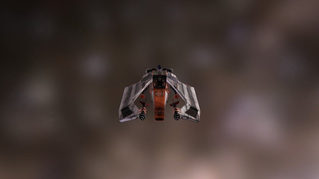 Spaceship GK-12 - 3D model by trycki [b89f8b0] - Sketchfab