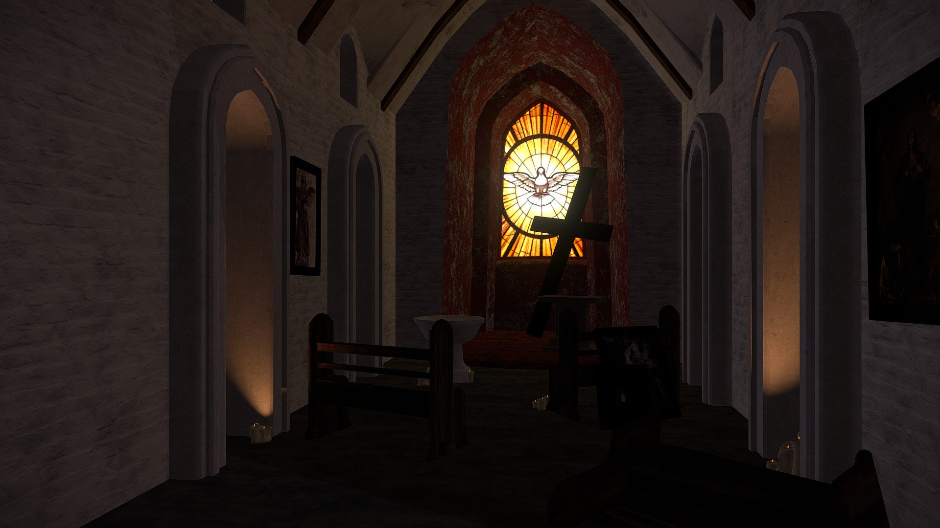 Church Texture Test - 3D model by Angel Bruce (@Wulvengrey) [b8a25c9 ...