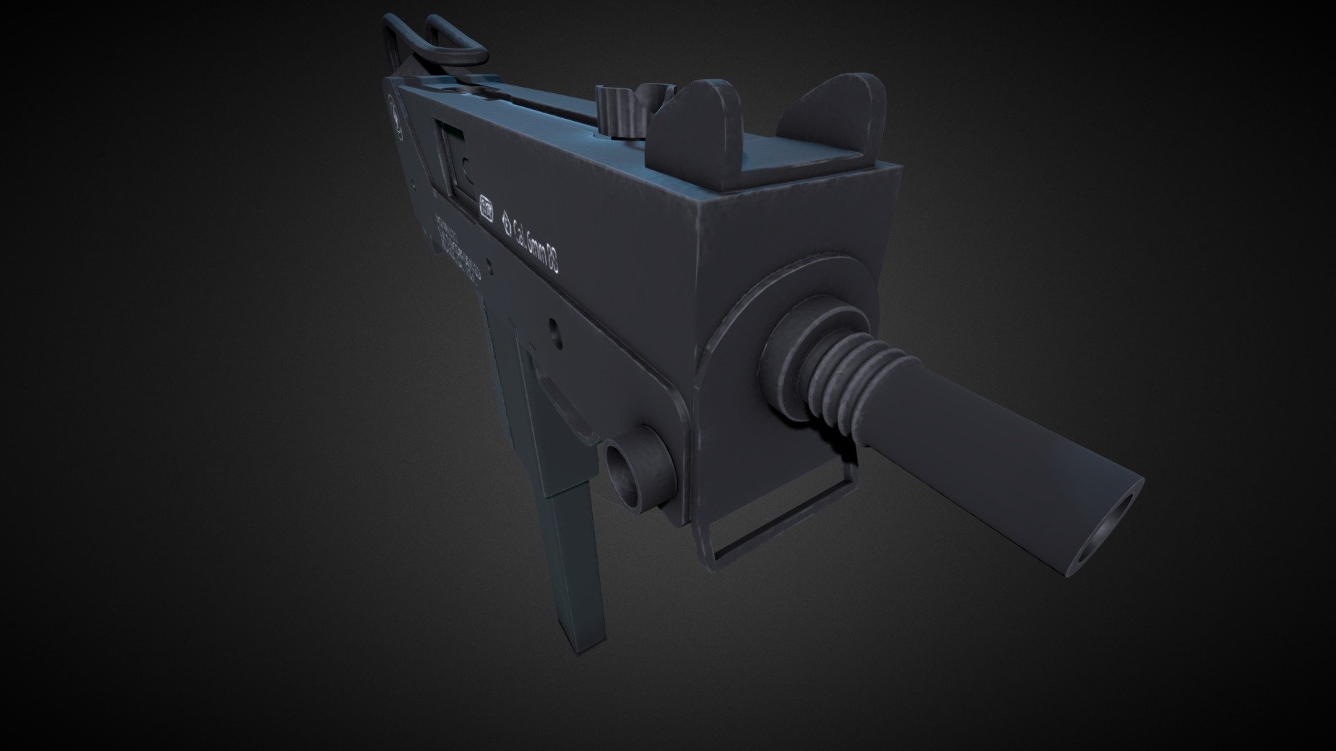 Ingram Mac 10 - 3D model by Joseph (@v3r5e) [b8a36b3] - Sketchfab