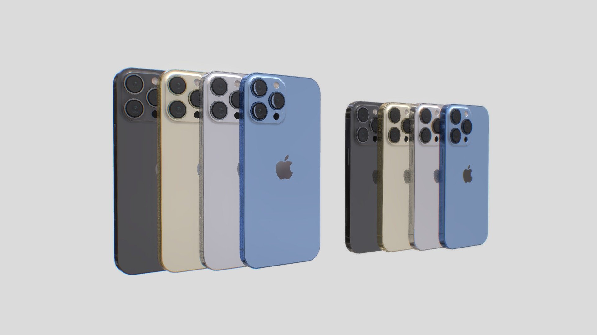 Iphone13 Pro & Iphone 13 Pro Max - Buy Royalty Free 3D model by ...