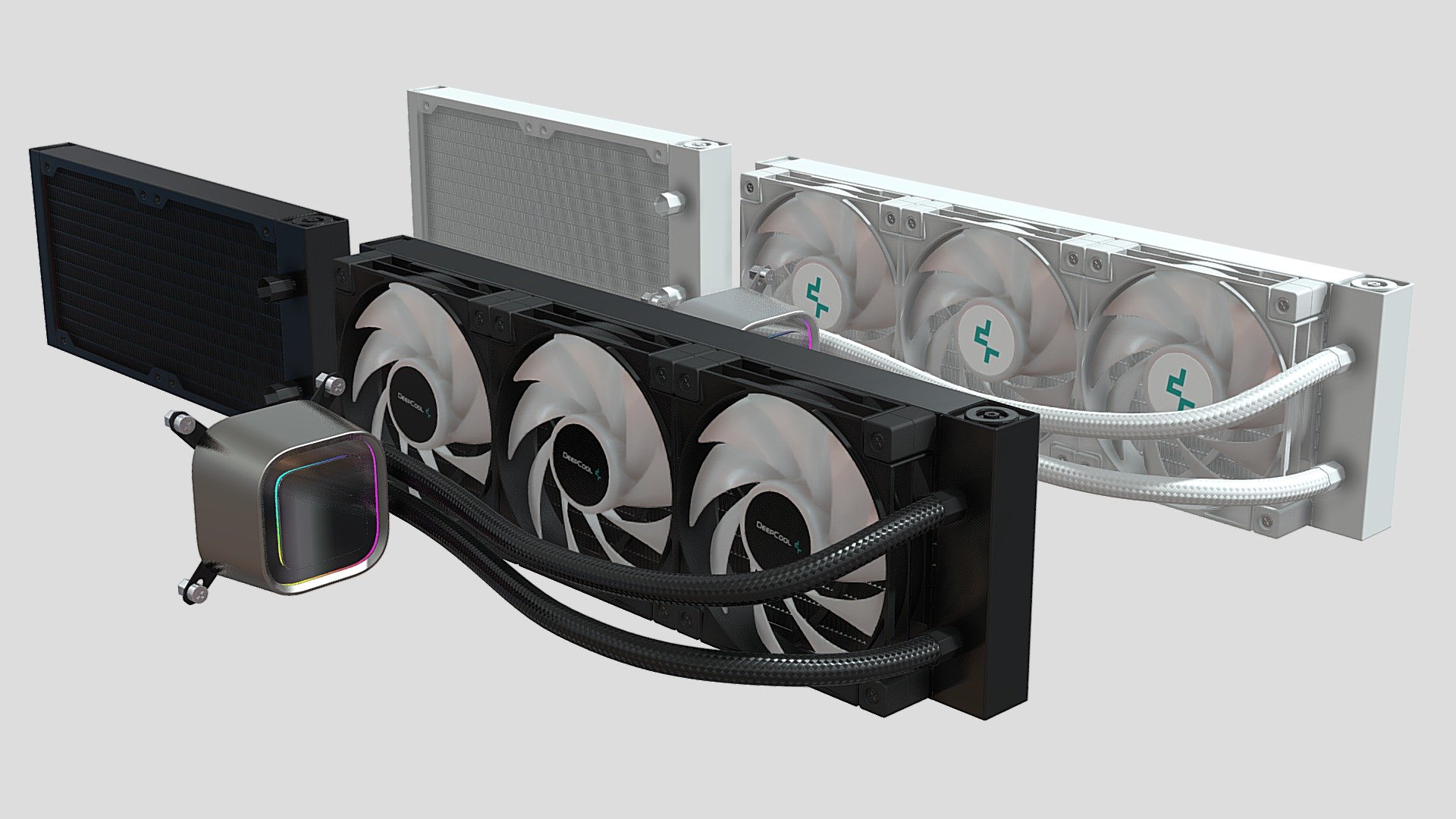 Deepcool LS520 and LS720 - 3D model by digitalrazor3d [b8a5e9c] - Sketchfab
