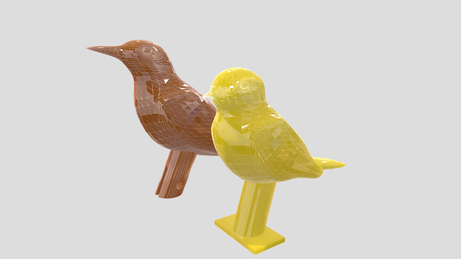 Both Bird 2 - 3D model by Yateer [b8a6182] - Sketchfab