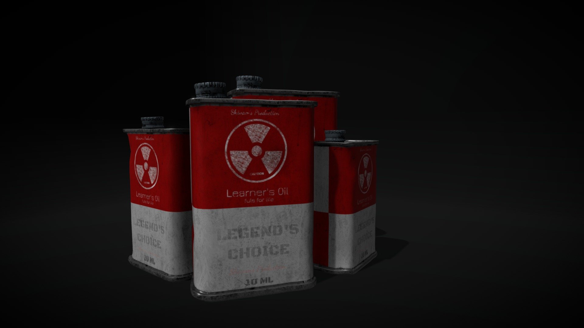 Realistic Oil Can Model - Download Free 3D model by SAdityaSinha ...