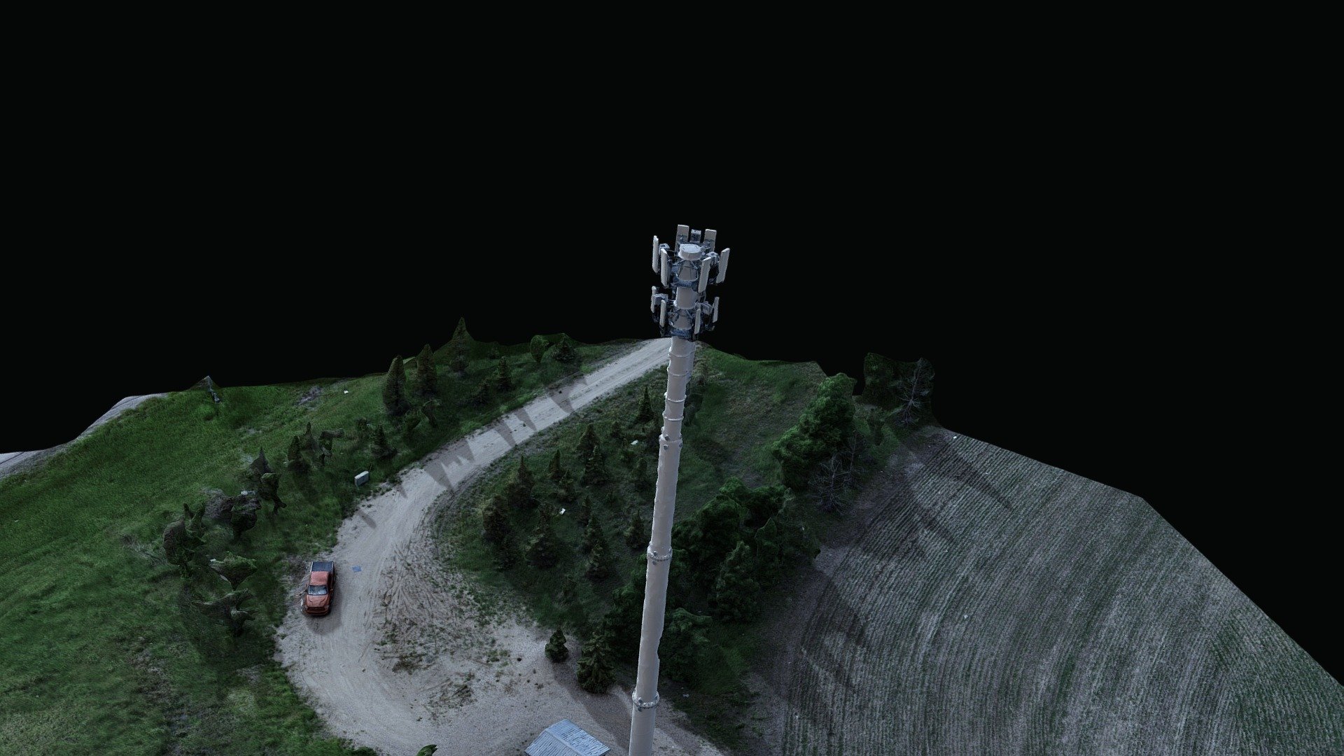 3D Cell Tower - 3D model by Libitron [b8a920c] - Sketchfab