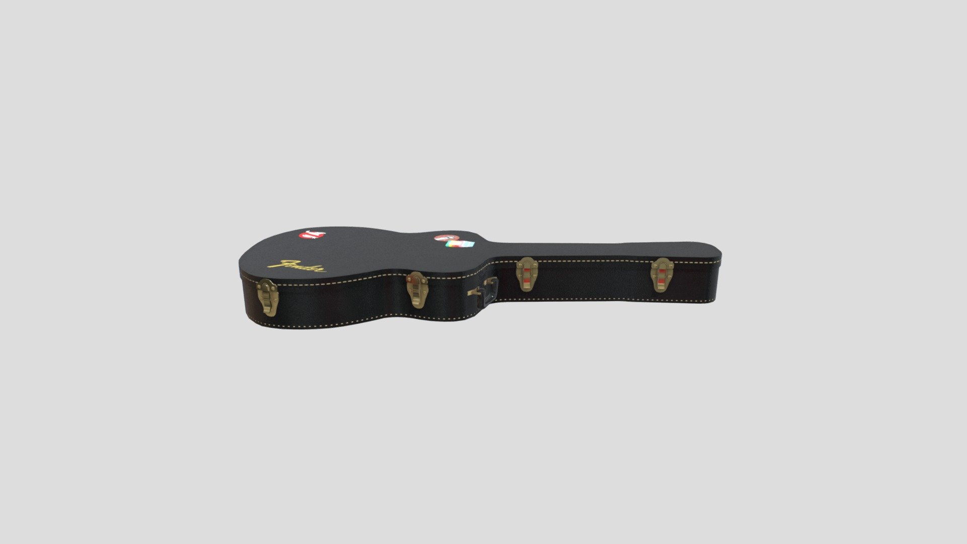 3D Guitar Case - 3D model by Gamepie [b8aa976] - Sketchfab