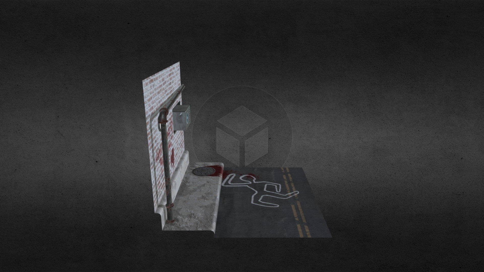 Crime Scene - 3D model by chitchcock [b8ab65a] - Sketchfab