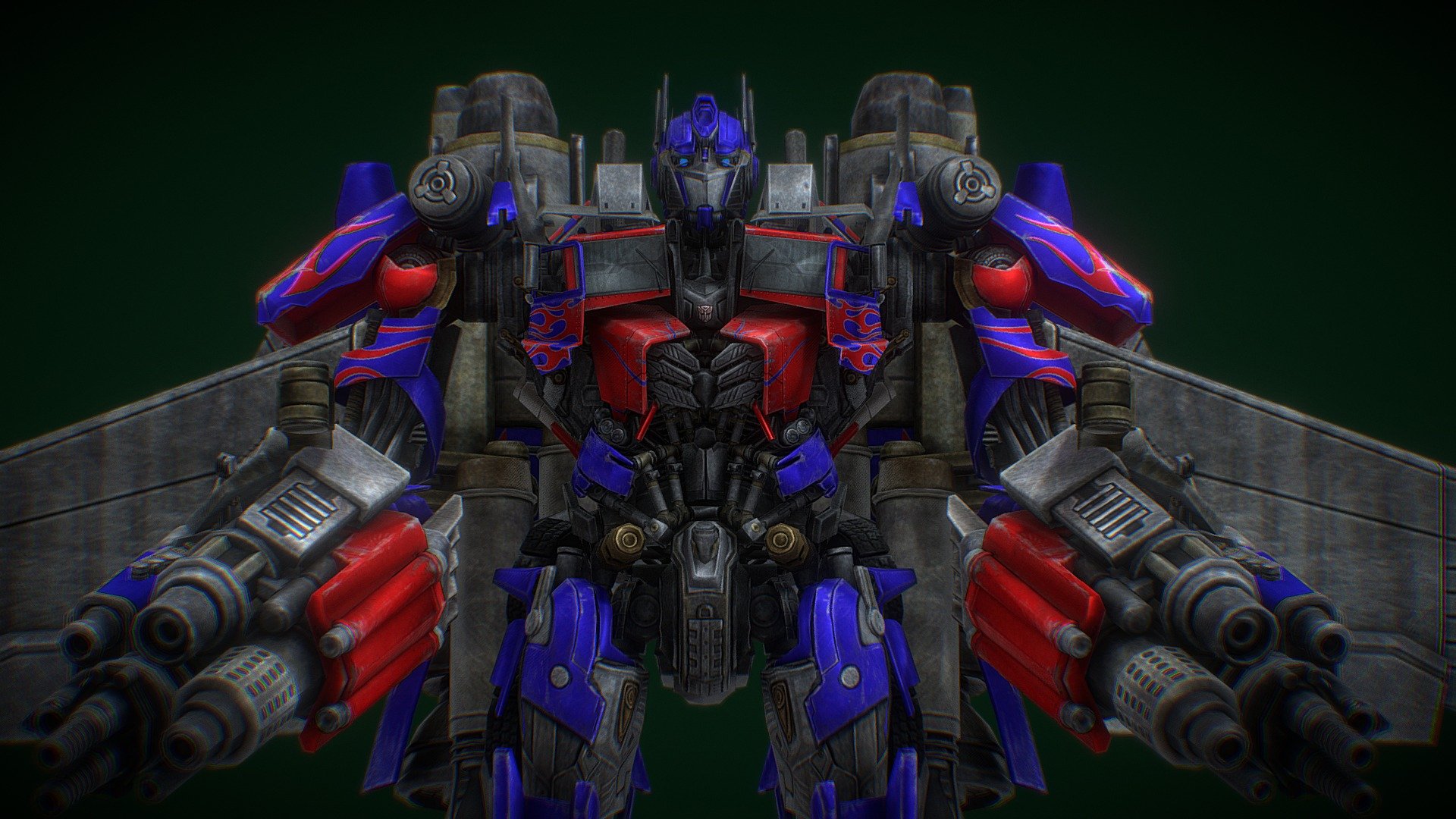 Optimus Prime Jet Power || Transformers DOTM - Download Free 3D model ...