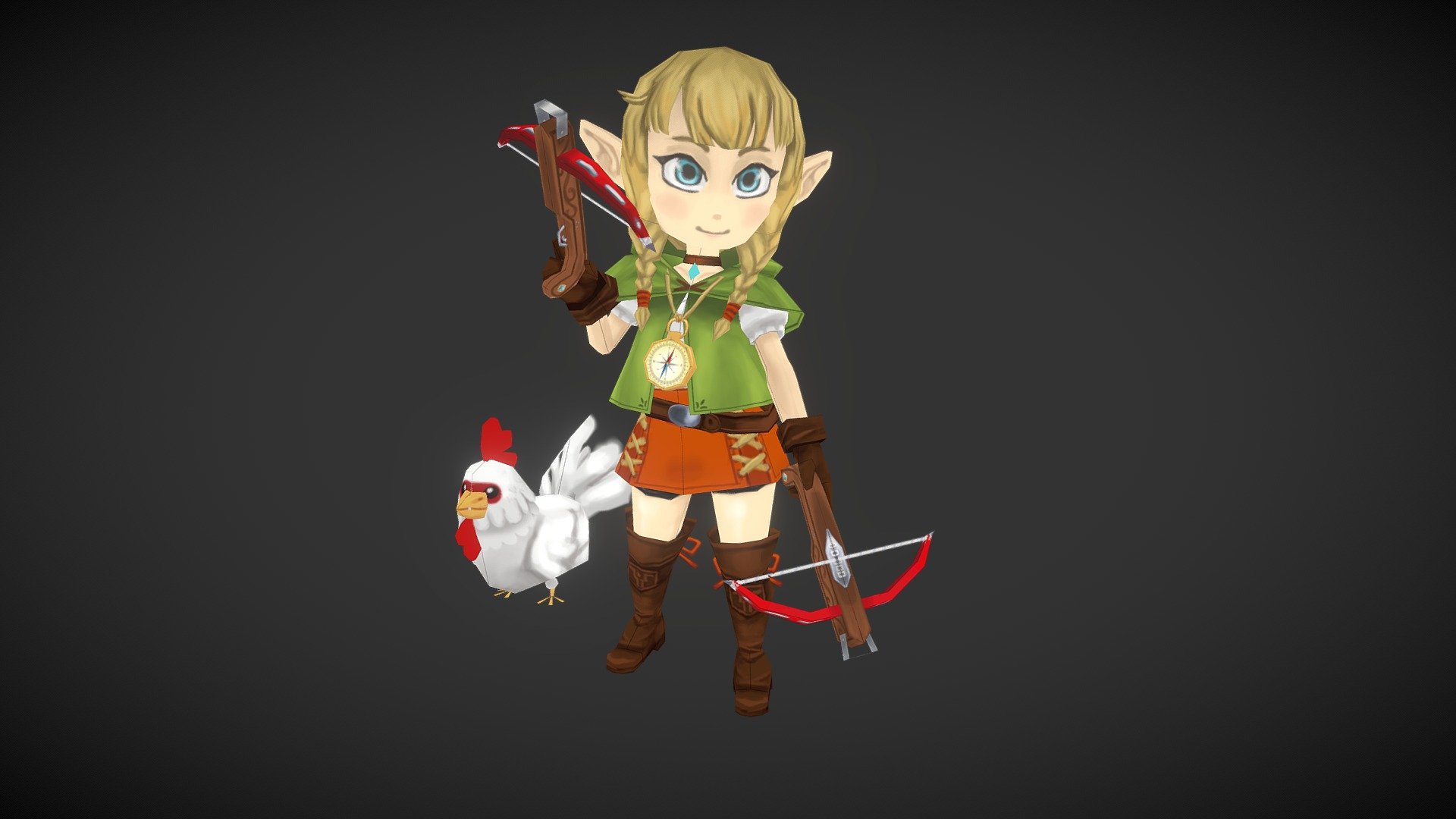 Low poly Linkle - Download Free 3D model by quirkysketchman ...