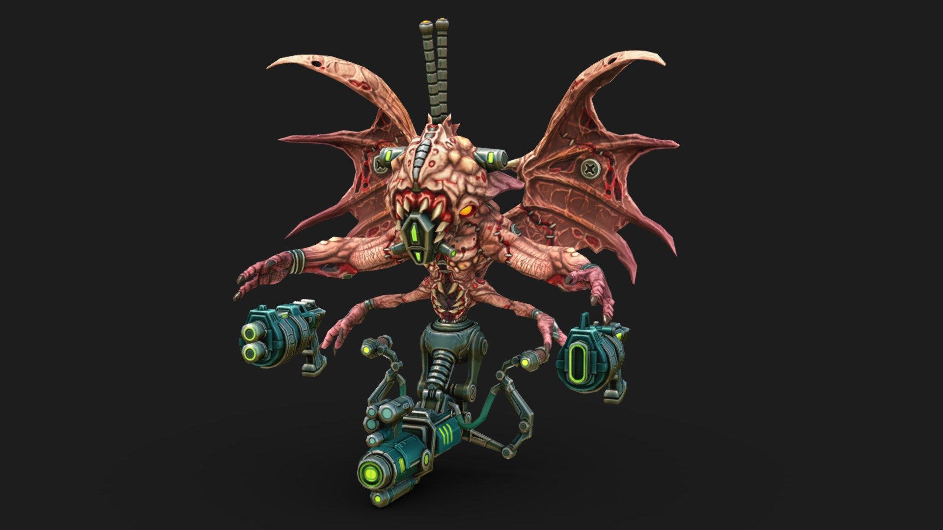 Necromorph_Minibos_02 - 3D model by CC (@ccsf) [b8afa7e] - Sketchfab