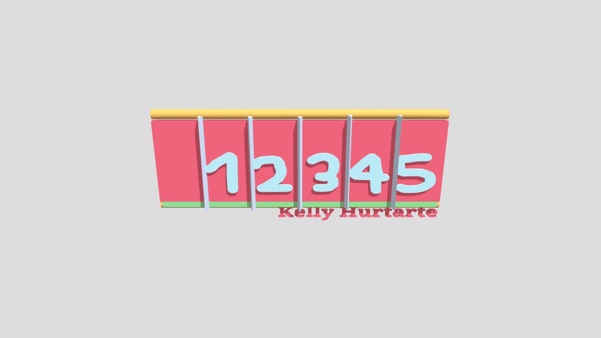 Ruler Cm 3D Model By Kelly Hurtarte kellyhurtarte17 b8b012b