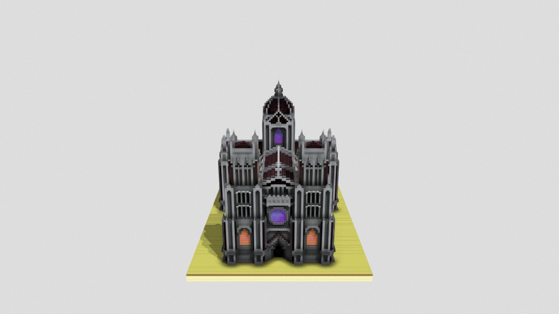 Gothic Cathedral - 3D model by EasterIsland (@wintery) [b8b0184 ...