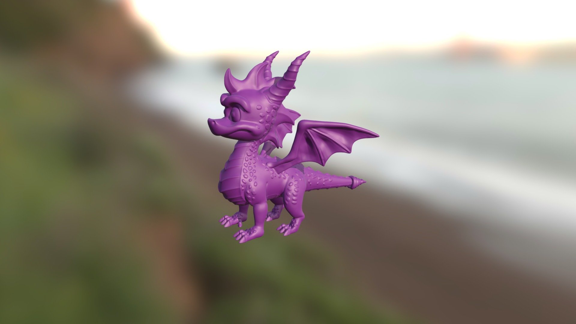 Spyro – 3D Printable Dragon Model - 3D model by CraftVerse [b8b0d82 ...
