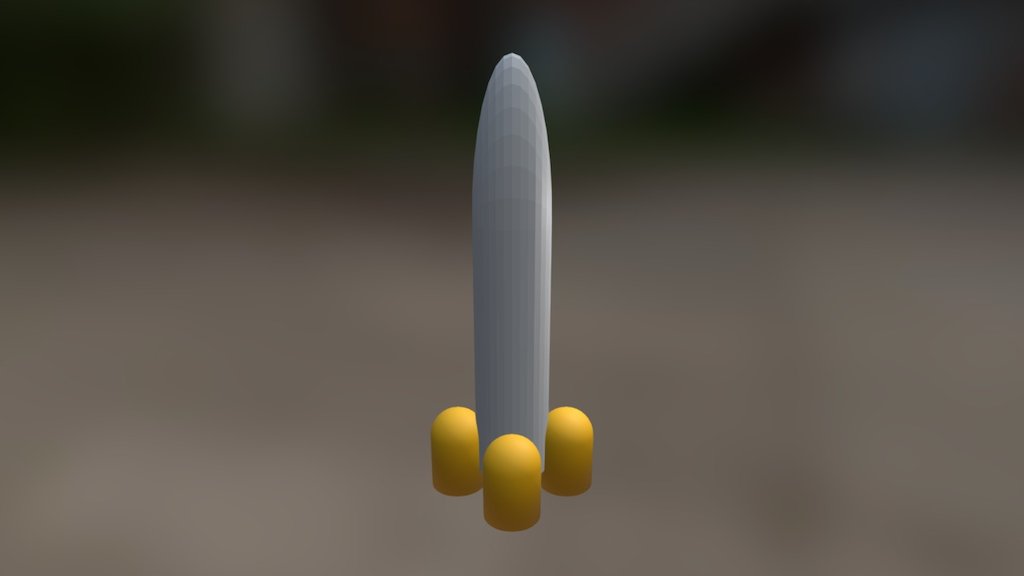 Rocket - 3D model by IdenElric [b8b1b8e] - Sketchfab