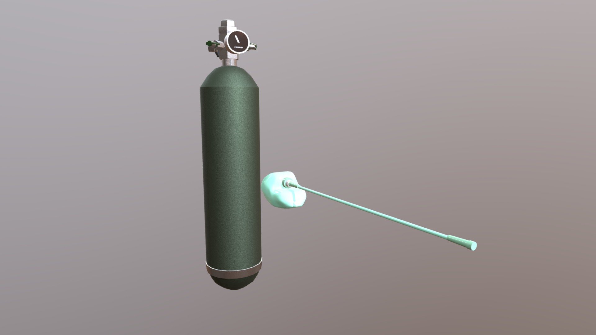 Portable O2 tank & mask - Download Free 3D model by NekoKem [b8b1bd7 ...