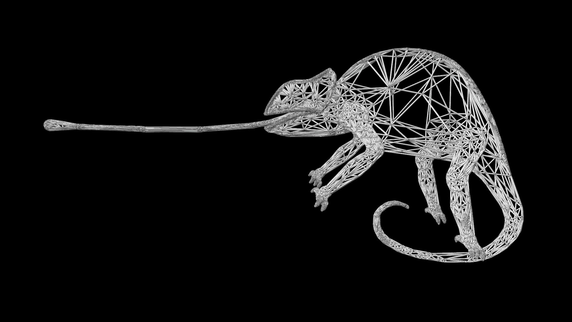 GECKO WIREFRAME - Buy Royalty Free 3D model by DTA DESIGN STUDIO ...