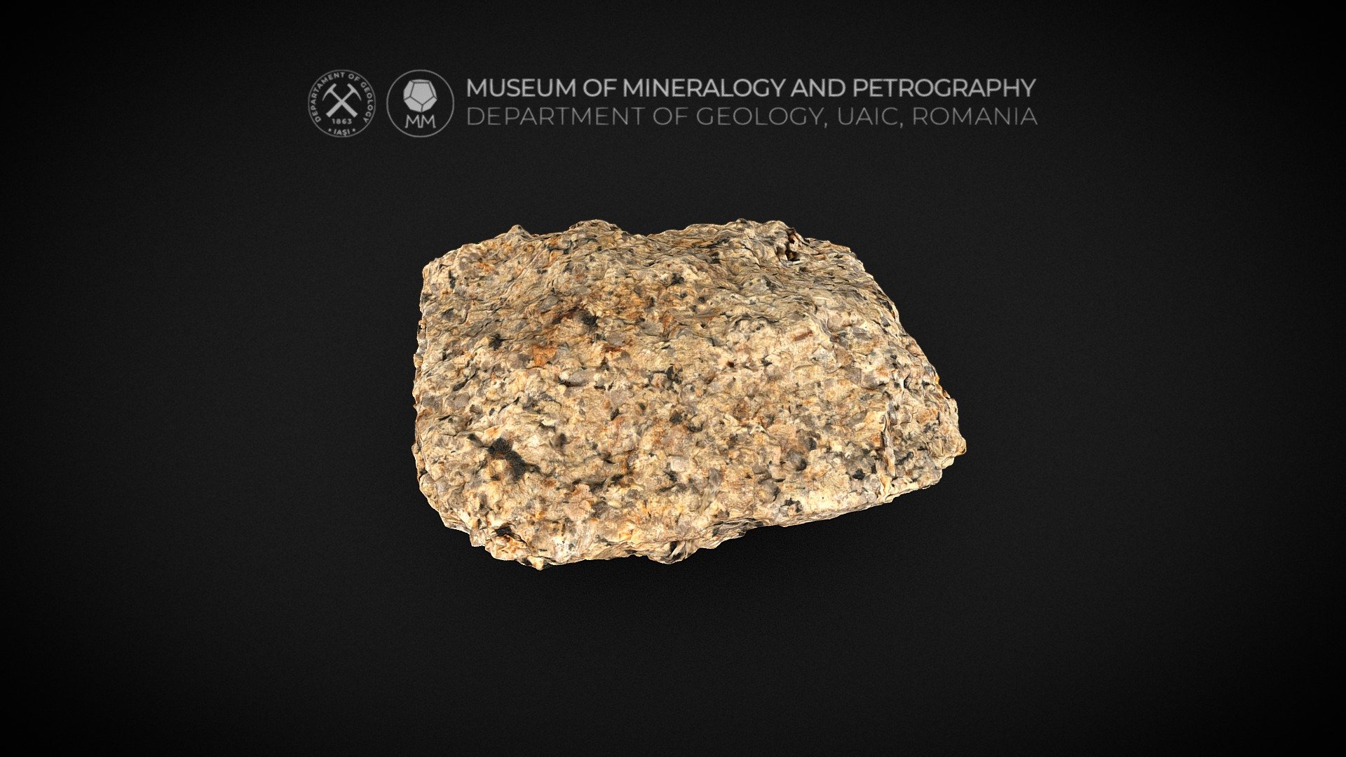 Granite (igneous rock) - 3D model by Museum of Mineralogy and ...