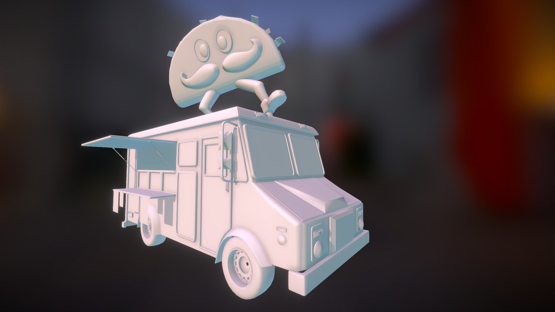 Taco Truck - 3D model by Radsethero [b8b57db] - Sketchfab