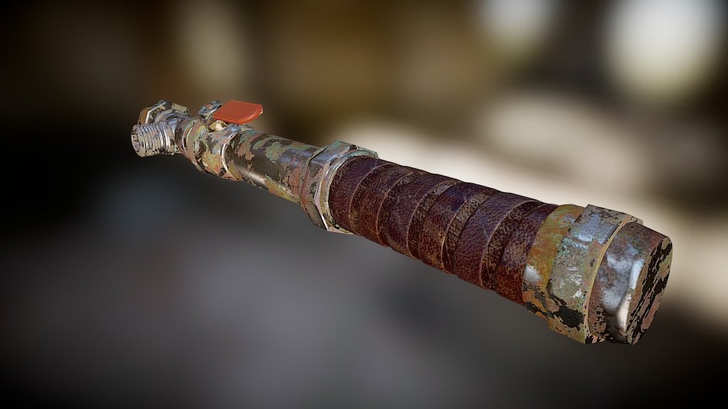 LP Pipe Weapon - 3D model by koenvdb [b8b581d] - Sketchfab