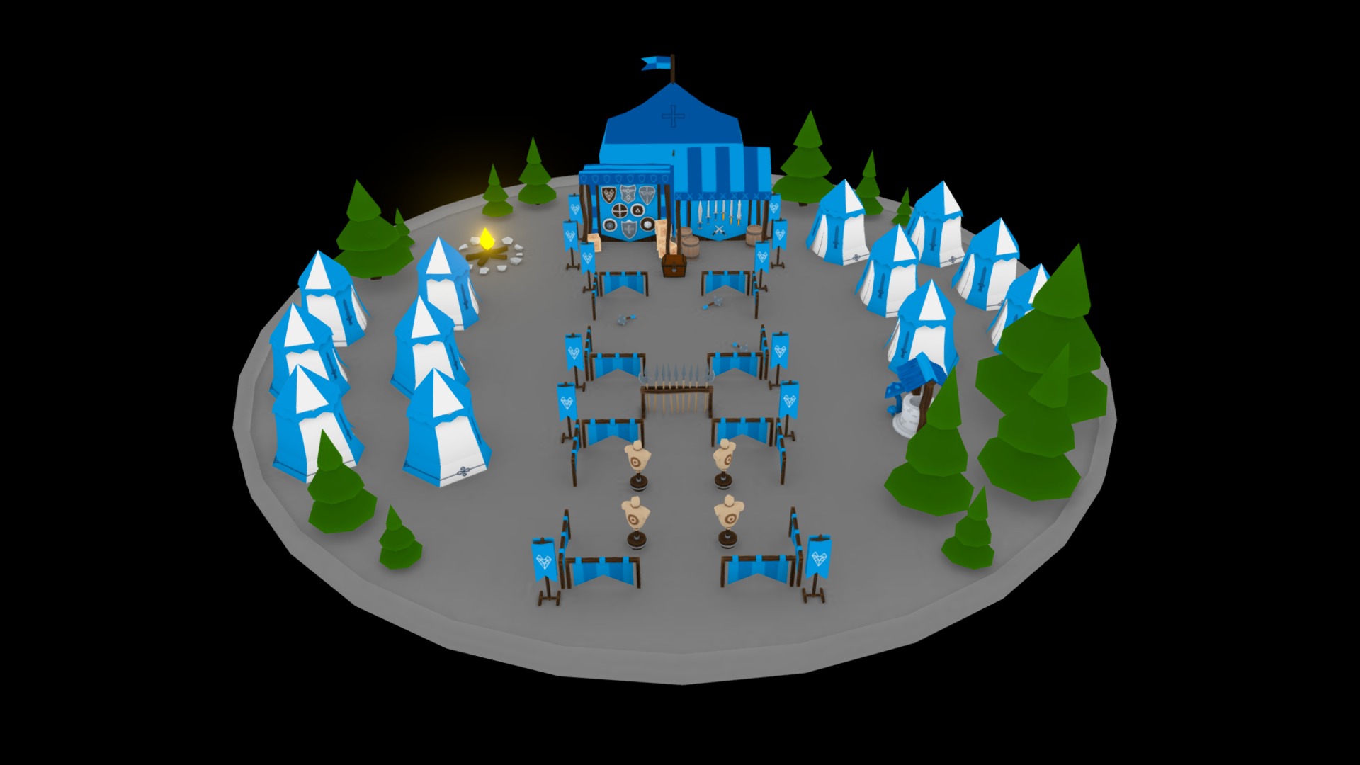 Medieval Training Grounds Asset Collection - Download Free 3D model by ...