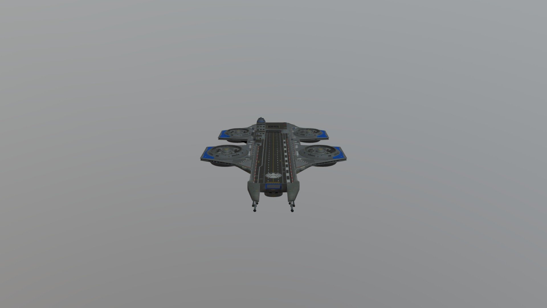 Helicarrier - Download Free 3D model by Cradle of the Cube (@Observer_Terminator) [b8b8987 ...
