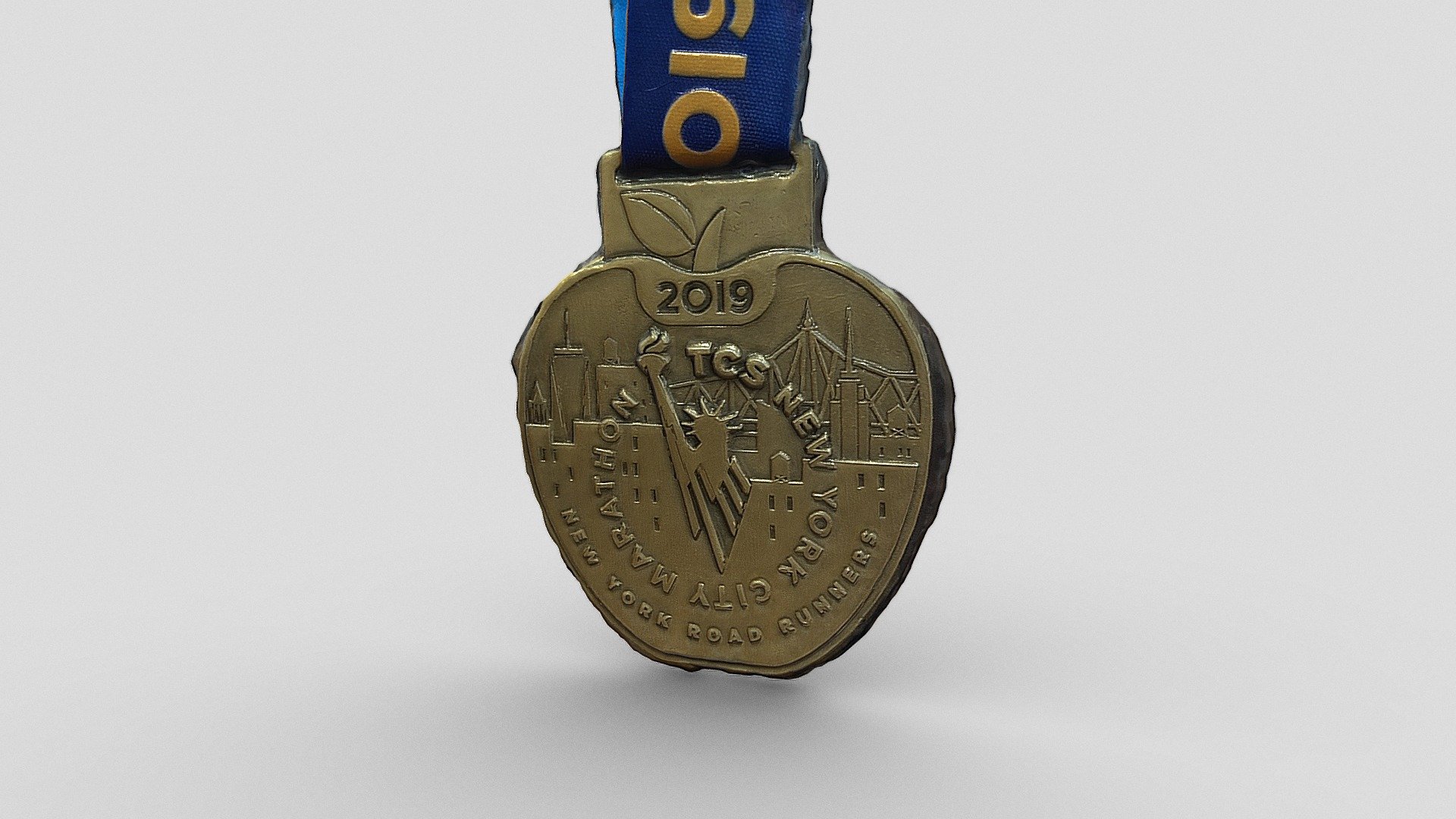 New York City Marathon medal - 3D model by alban [b8b97d8] - Sketchfab