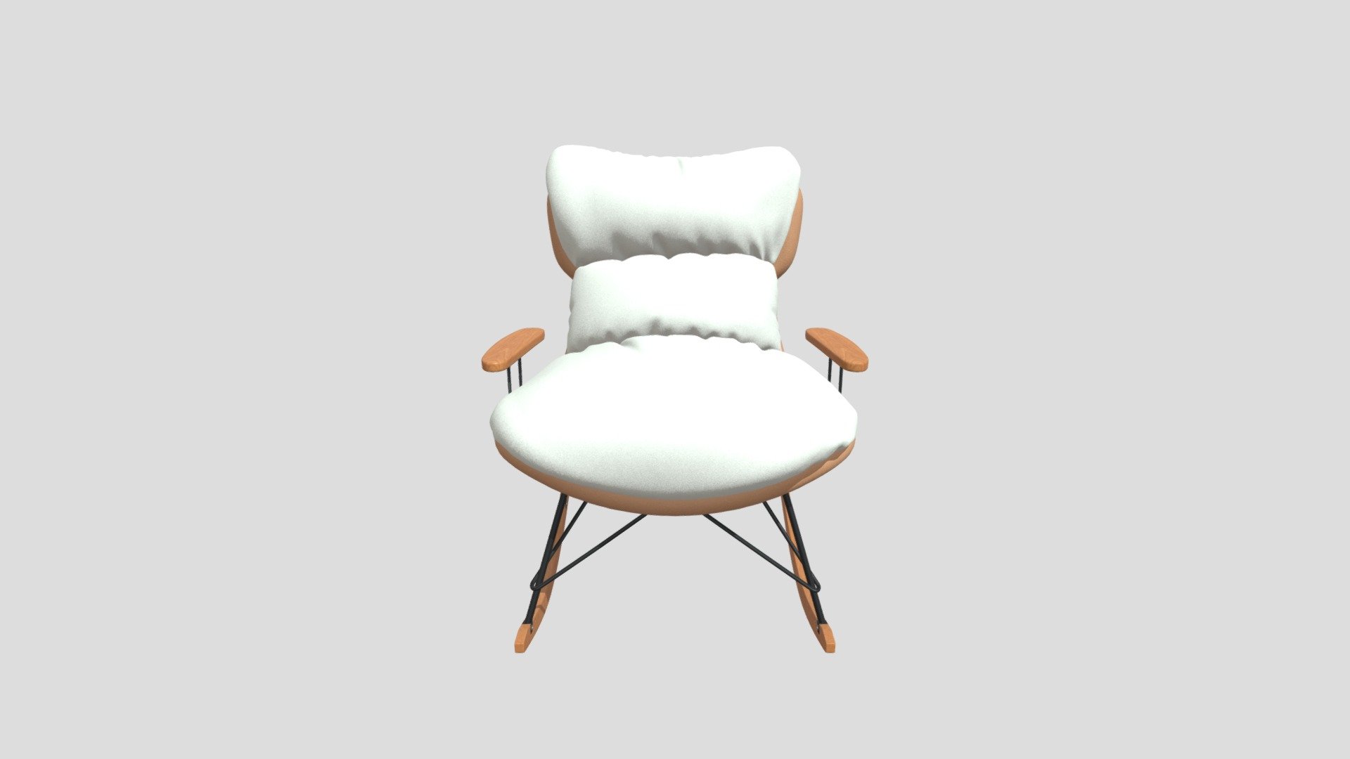 Rocking Chair - 3D model by aksque [b8babad] - Sketchfab