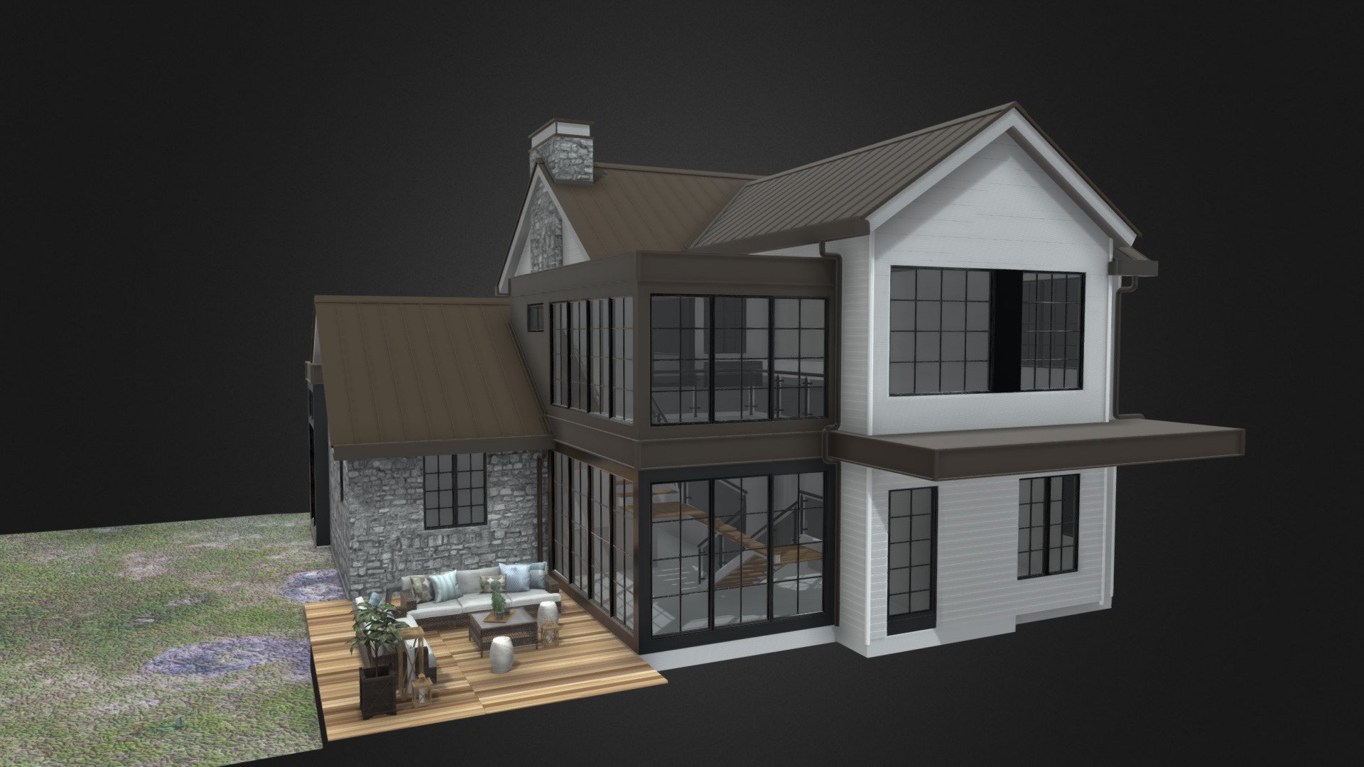 House Part 01 - 3D model by Halo Renders (@HaloRenders) [b8bac7f ...