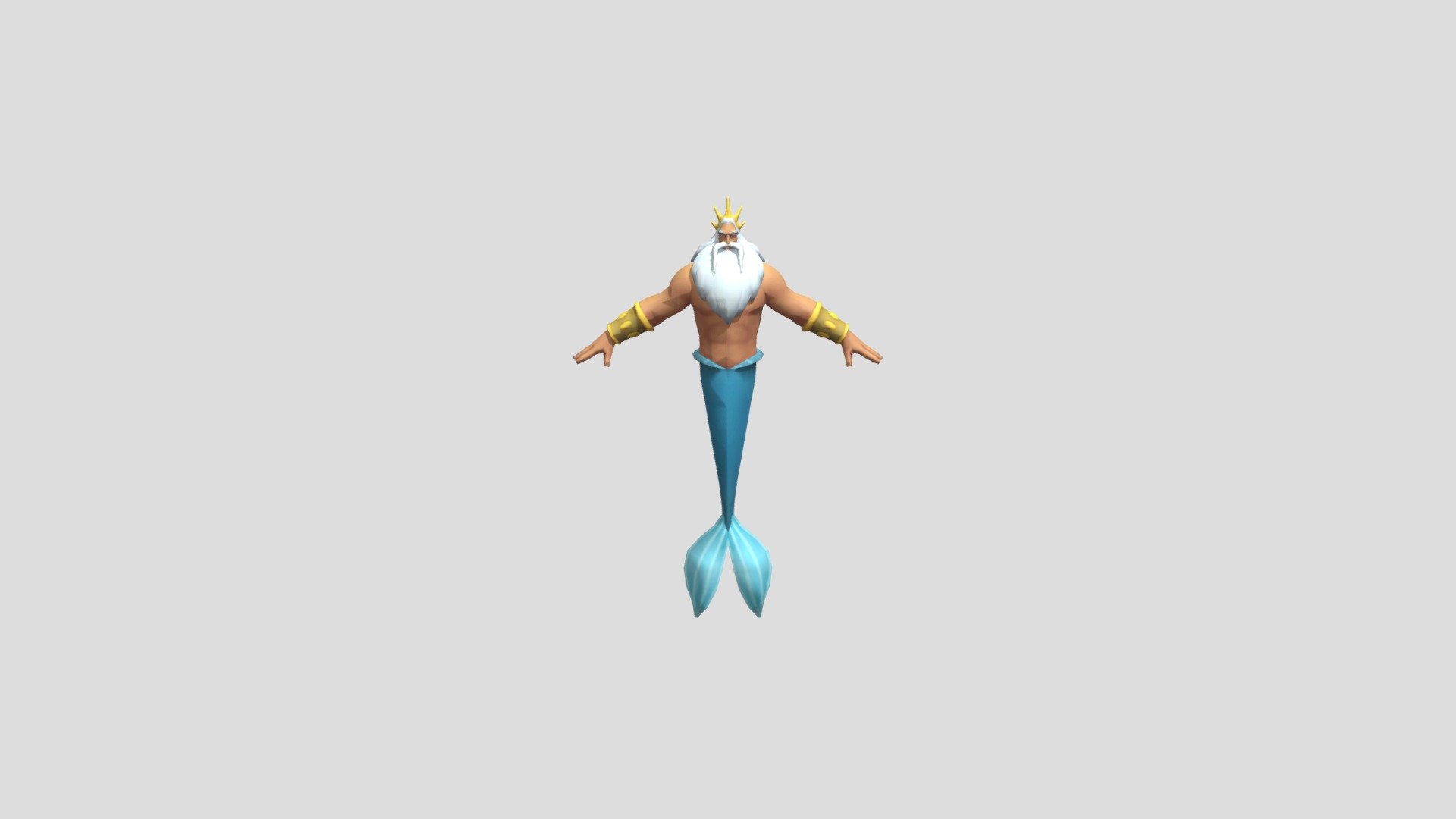 KING TRITON ( 3D ) - Download Free 3D model by gosaviprasad17 [b8bafca ...