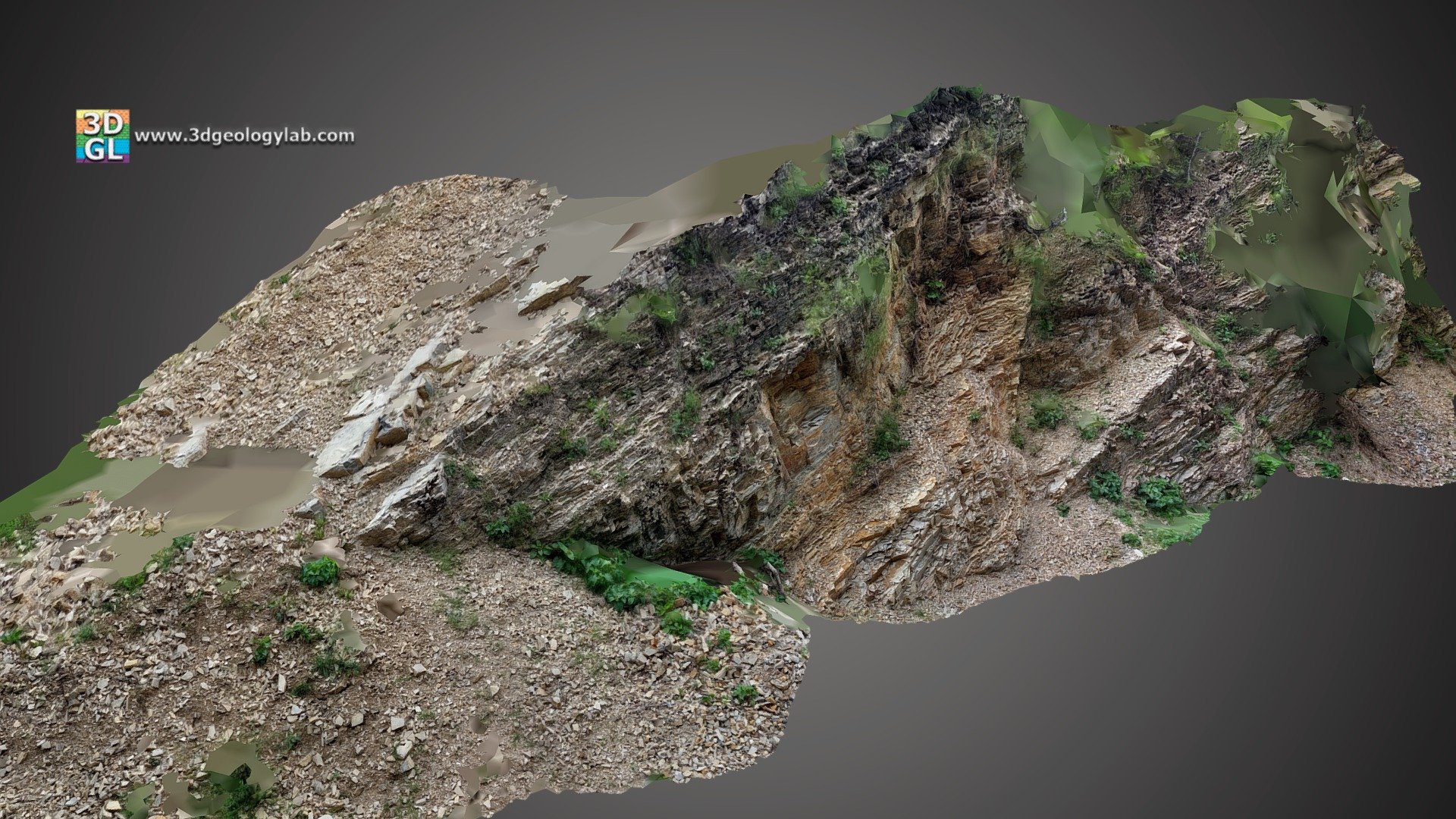 Outcrop (JuMi1) - 3D model by 3D Geology Laboratory (@3DGeologyLab ...