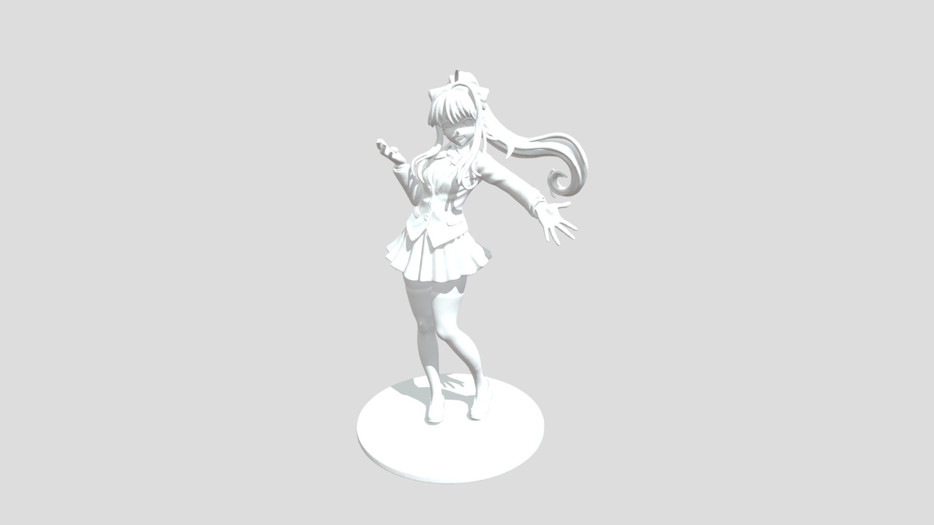 Monika figurine - Download Free 3D model by kaka (@KRLayton2012 ...