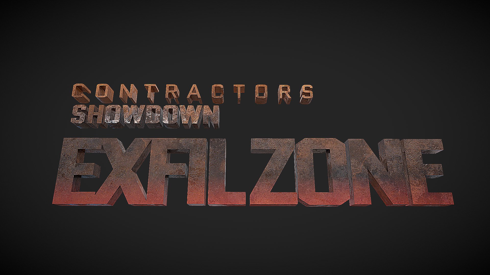Contractors showdown EXFIL ZONE logo. - Download Free 3D model by ...