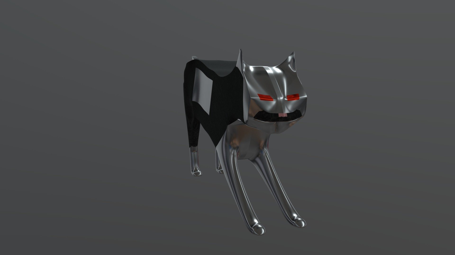 Cyborg Cat - Download Free 3D model by MuhammadQorano [b8c124e] - Sketchfab