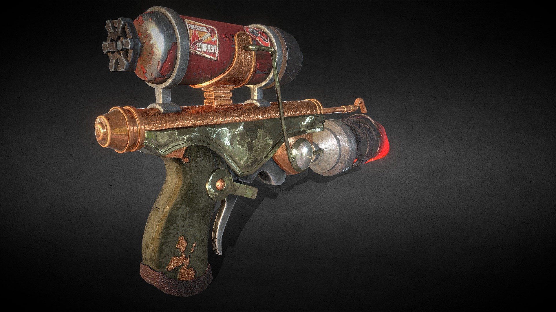 Flamethrower - Download Free 3D model by GodWork.JPEG (@edouardmurphy10 ...