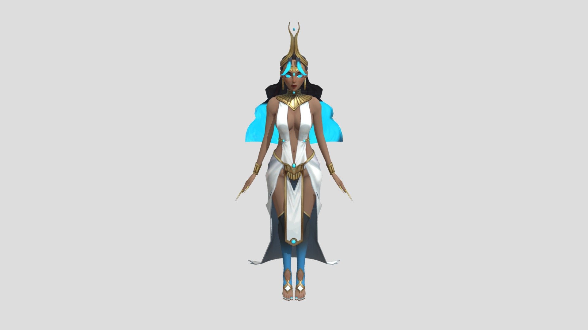 Ishtar from The Epic of Gilgamesh - 3D model by Daniel Lizaso ...