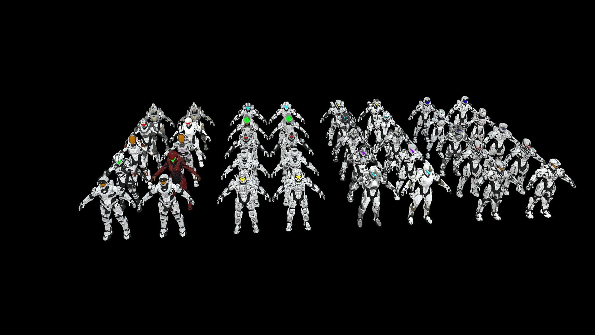 Characters>Halo 5>Spartans>Multiplayer>Part 1 - Download Free 3D model ...