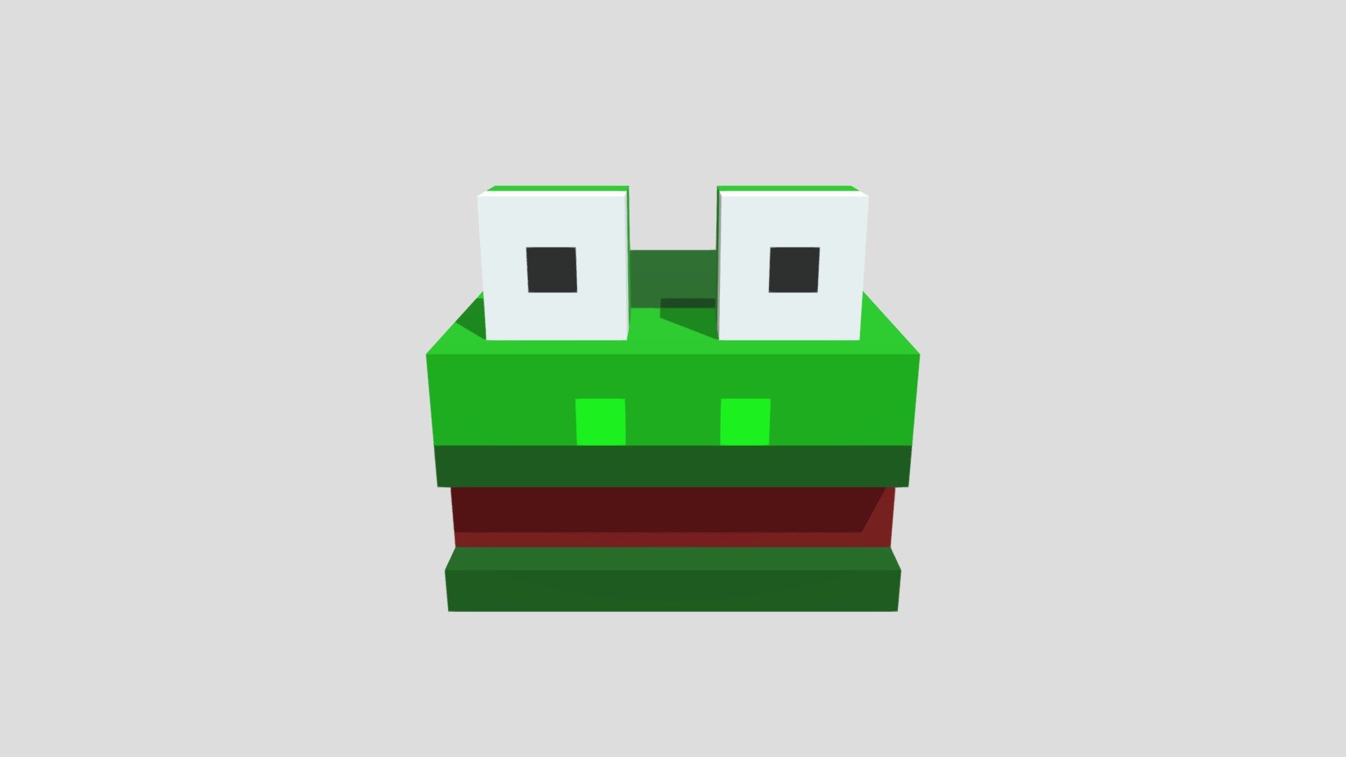 Green Frog - Crossy Road - 3D model by a9068 [b8c1e8d] - Sketchfab