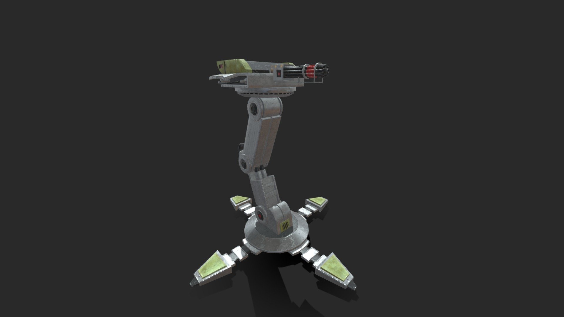 Turret - 3D model by Dom55 [b8c2287] - Sketchfab