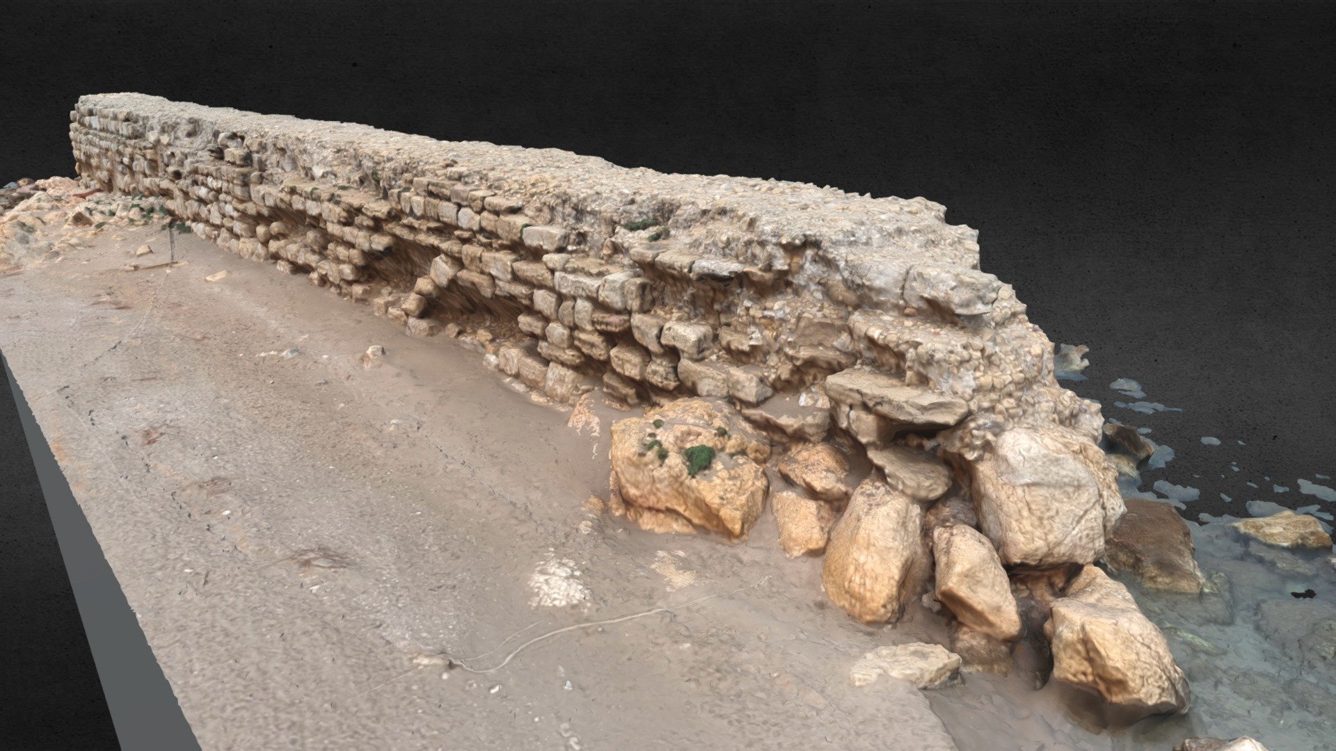 GREEK HELENISTIC PIER, Empuries, 1st BC - 3D model by the dragon 3d ...
