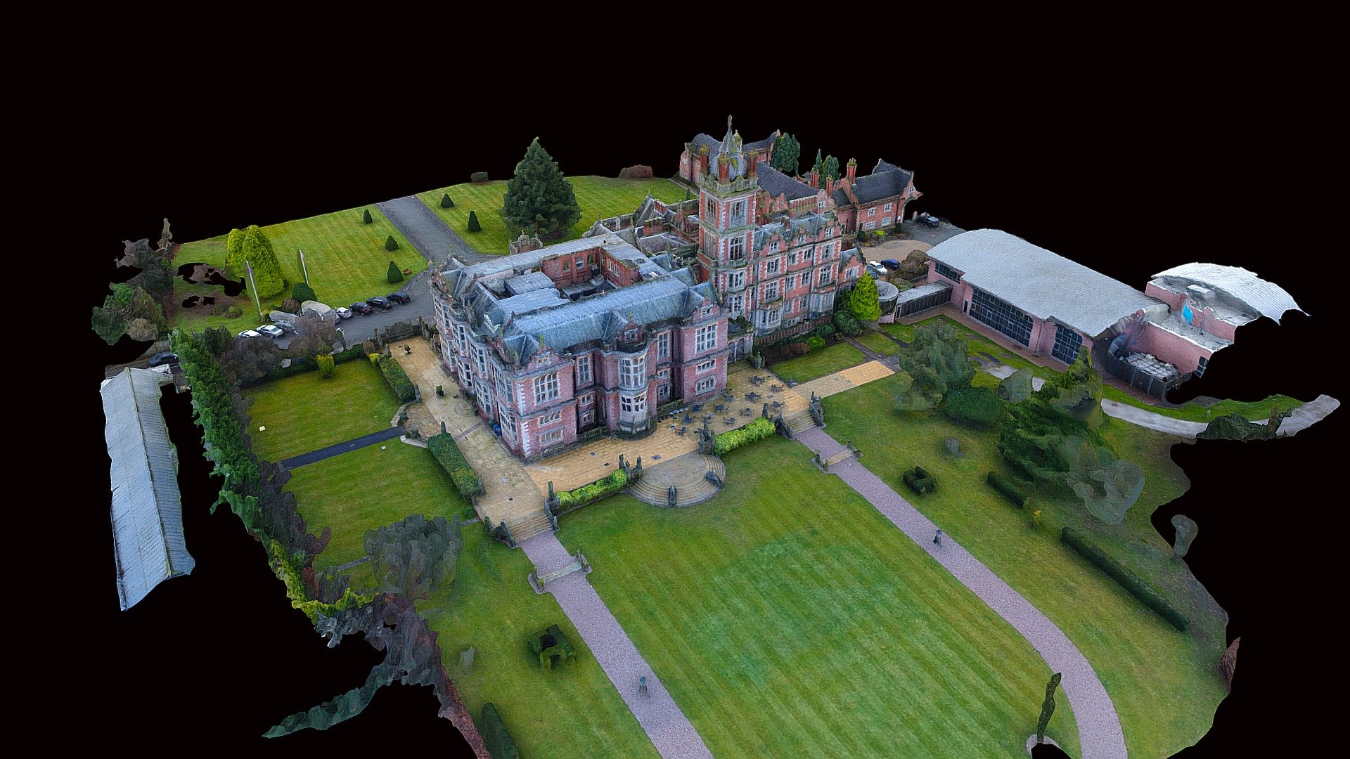 Crewe Hall - 3D model by Blayne Jackson (@blaynejackson) [b8c3593 ...