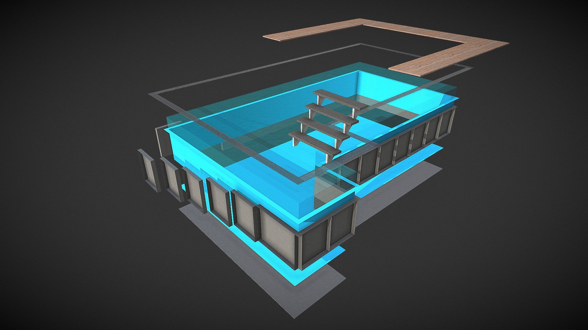SIL POOL - 3D model by artlinea [b8c465f] - Sketchfab