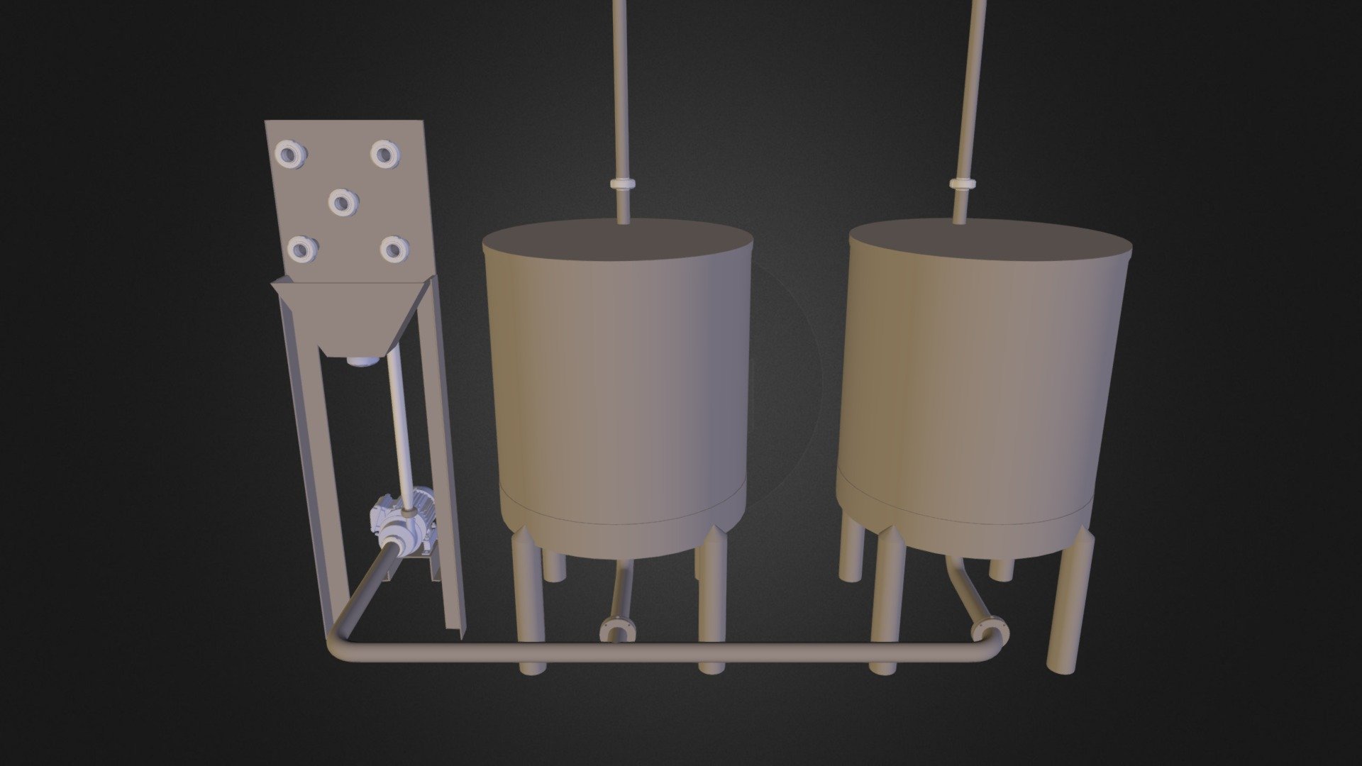 Tanque estação CIP - 3D model by alexandre marinho de Souza Júnior ...