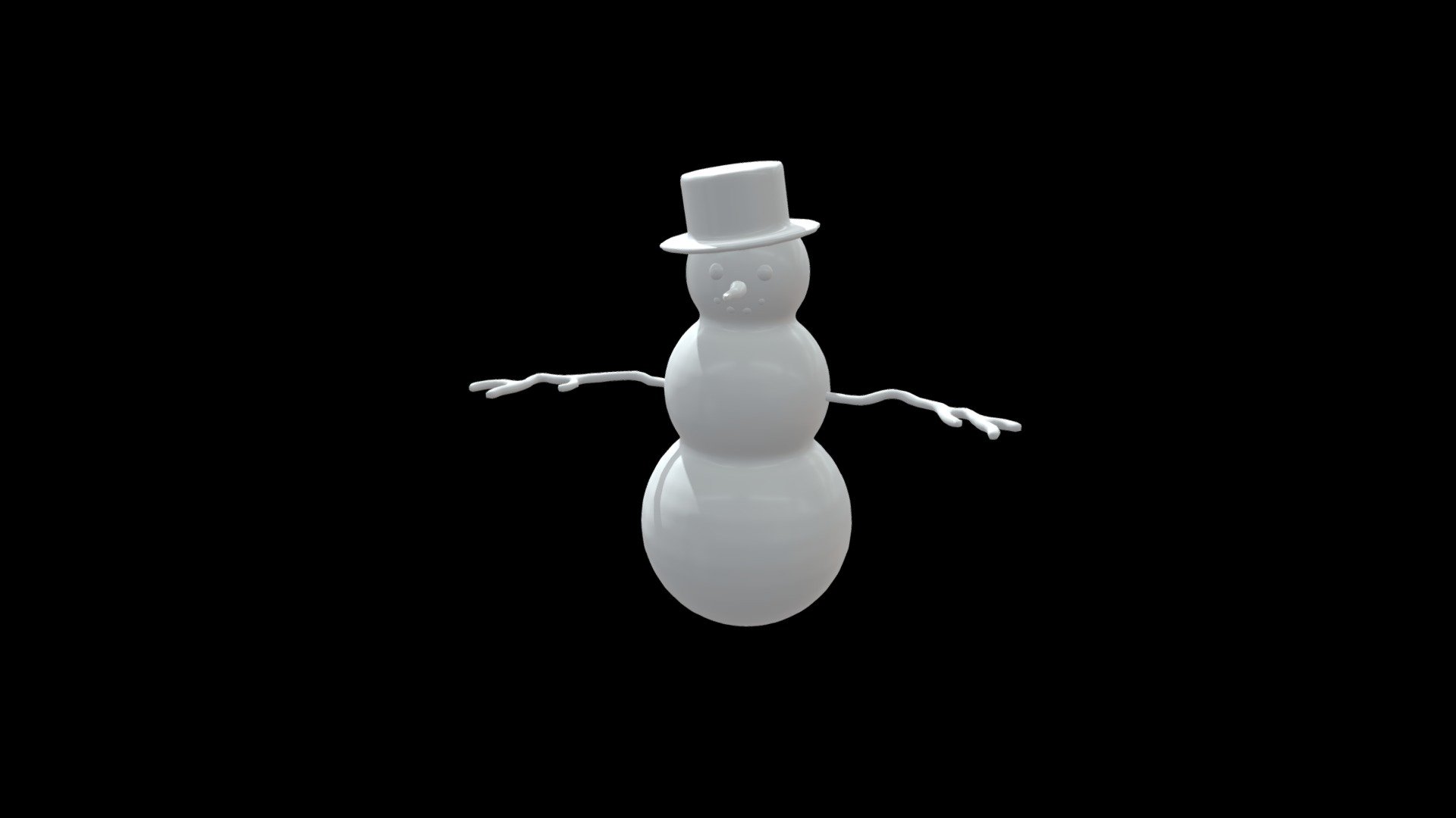 Snowman - 3D model by ngo2117104 [b8c6931] - Sketchfab