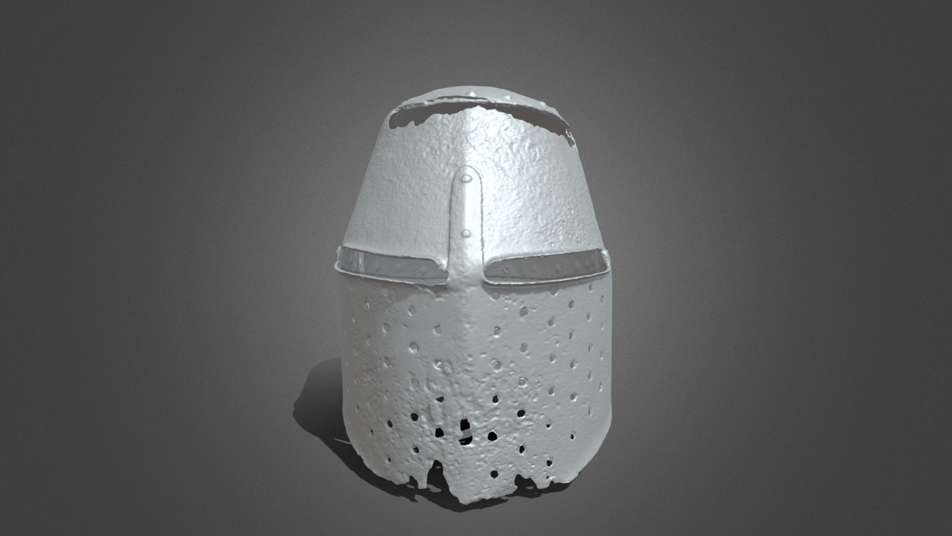 Medieval German Great Helm - 167300 - 3D model by timelineauctions ...